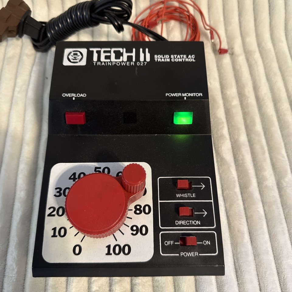 MRC Tech II Model Locomotive Train Power 027 Solid State AC Train ...