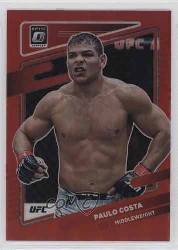 2022 Panini Donruss Optic UFC Red Prizm /199 Paulo Costa #56 | eBay