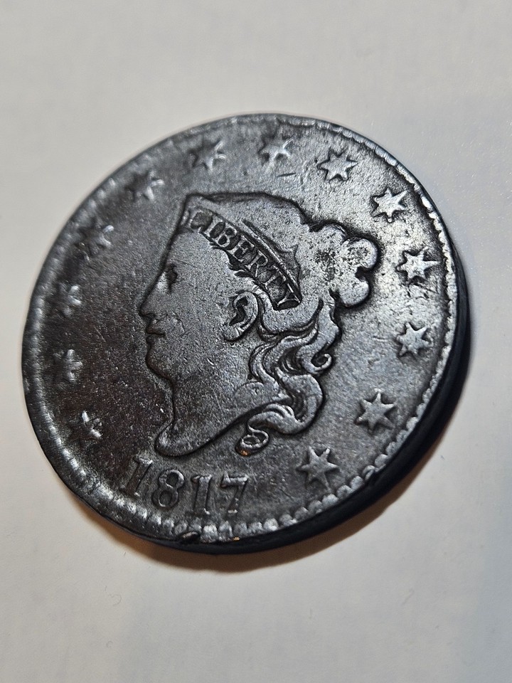 1817 CORONET HEAD HIGHGRADE LARGE CENT PENNY OLD US COINS | eBay