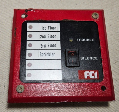 FCI/SpaceAge MC611 RZA Fire Alarm Annunciator | eBay