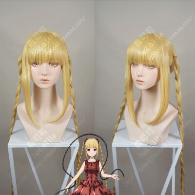 Darwin's Game Cosplay Sunset Ravens Wigs Golden Braid Wig | eBay