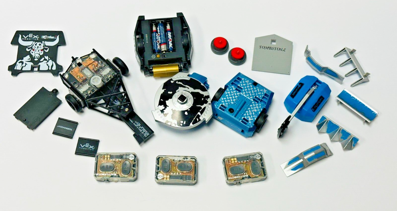 Lot of HexBug BattleBots Vehicles with Accessories + 3 Remotes | eBay