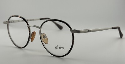 Vintage Hilton Classic 15 Eyeglasses Italy Frame Beautiful Round ...