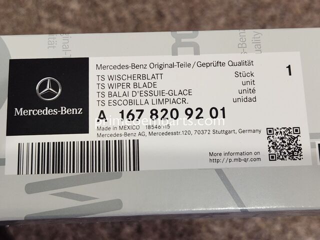 Genuine OEM Mercedes Benz Front Blade Set 1678209201 | eBay