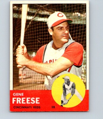 1963 TOPPS BASEBALL #133 GENE FREESE MID GRADE HY | eBay