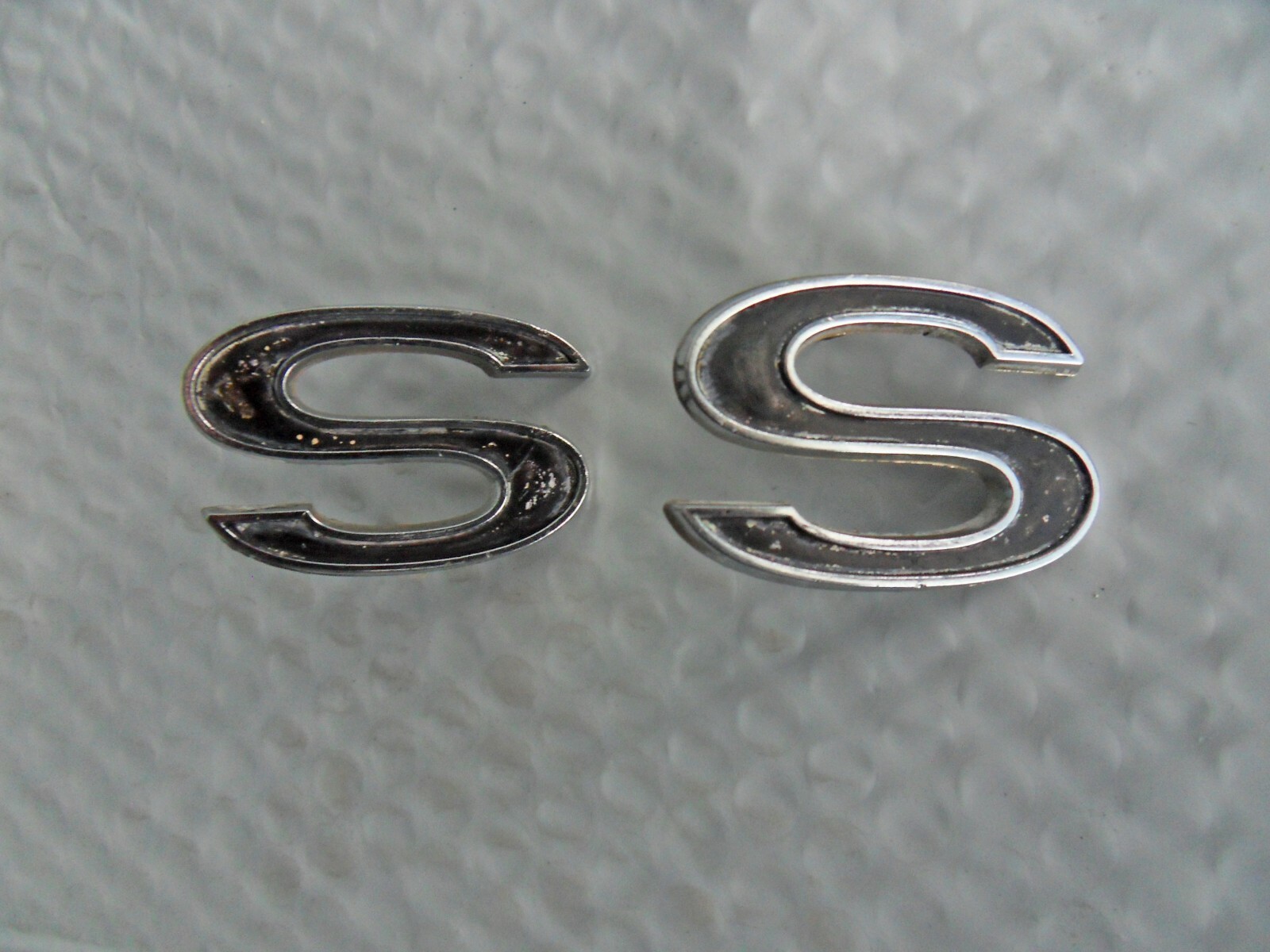 1968-1969 Camaro Chevrolet SS Emblem Letters White Insert GM # 3949238 ...