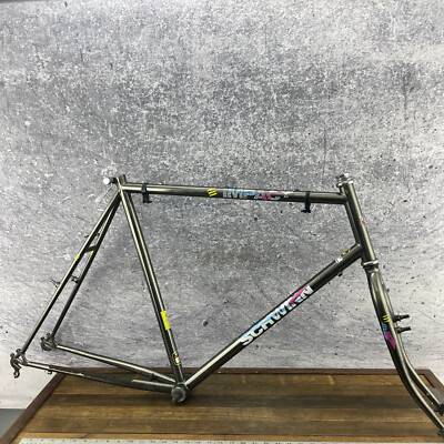Vintage Schwinn Impact Frame Set 23 in MTB ATB 4130 Tall Black Chrome ...