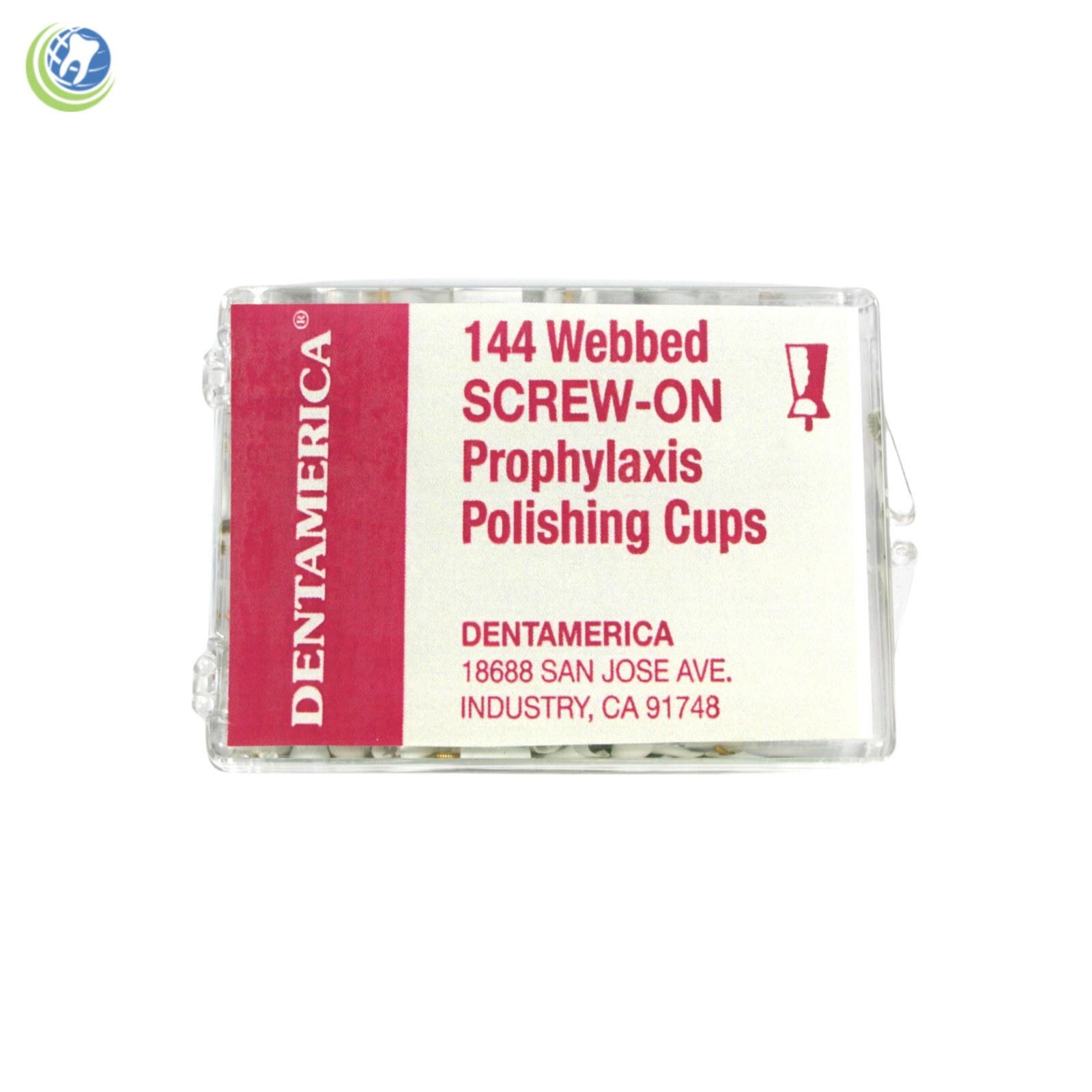 Dental Polishing Prophy Prophylaxis Cups Screw On 144pc - Dentamerica ...