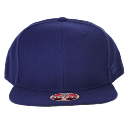 Zephyr Purple Fitted 8 Structured Blank Plain Solid Color Adult Men Hat ...