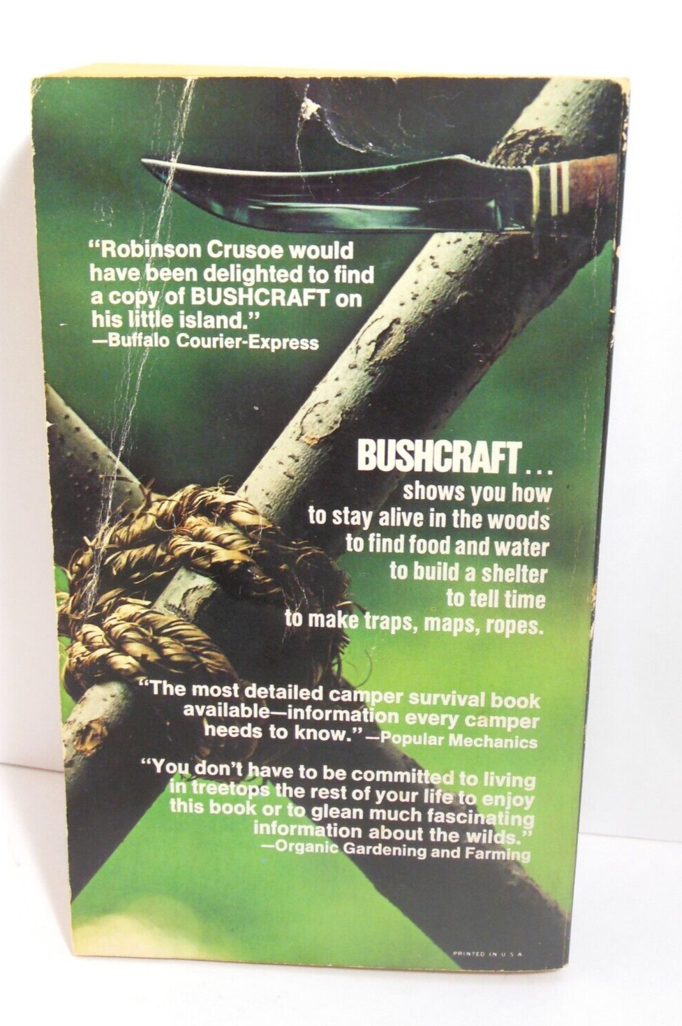 Bushcraft Guide to Survival and Camping Survive in the Wilderness Stay ...