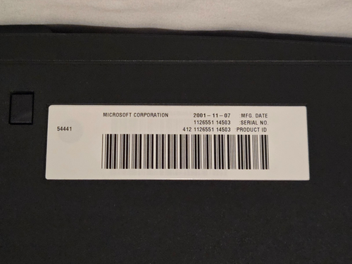 Original Xbox Console w/extras. Memory Card, Carrying Case & More ...