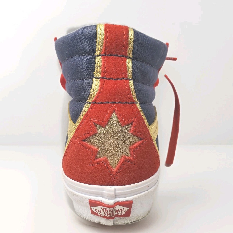 Vans Earth 616's Skateboard Shoe Captain Marvel Unisex Men's 7.5 Women ...