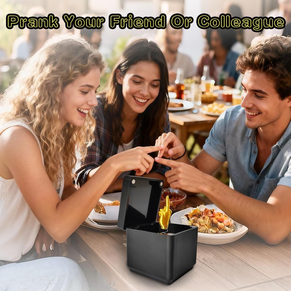 Middle Finger in A Box,4 Pack Prank Gift Box for Adults, Funny Middle ...