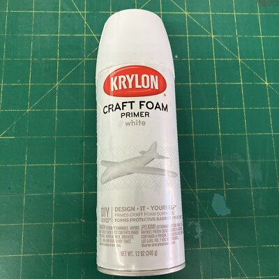 Krylon Craft Foam Primer White Aerosol Spray Paint HTF 12 Oz | eBay