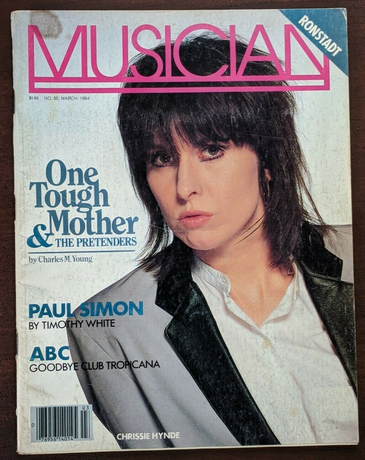 Musician Magazine, Chrissie Hynde Cover, Paul Simon, Linda Ronstadt ...
