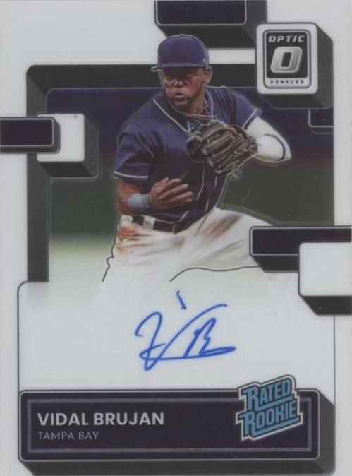 2022 Panini Donruss Optic - Rated Rookie Signatures Vidal Brujan #RRS ...