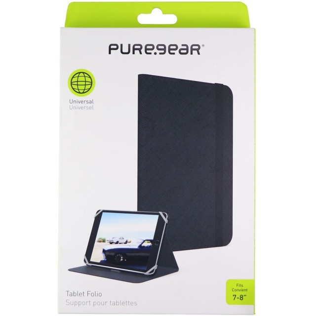 PureGear Universal Folio Case for Most 7 to 8 Inch Tablets - Black for ...