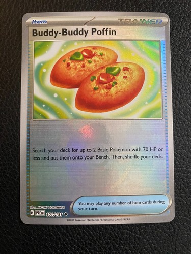 Buddy-Buddy Poffin (Poke Ball Pattern) 101/131 Prismatic Evolutions ...