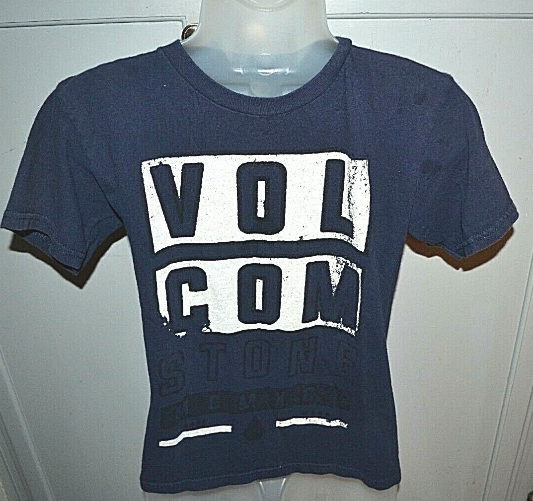 Volcom blue S/S t-shirt men's sz S | eBay