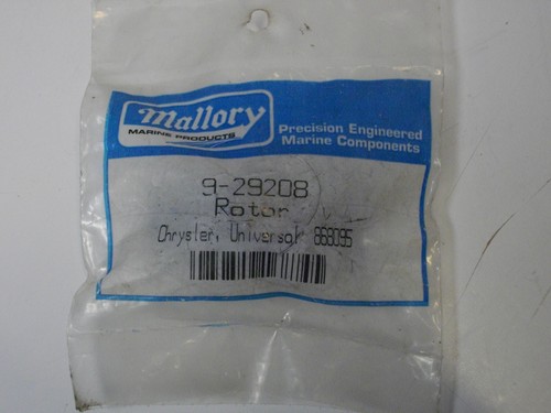Mallory Marine 9-29208 distributor rotor Chrysler sterndrive 868095 | eBay
