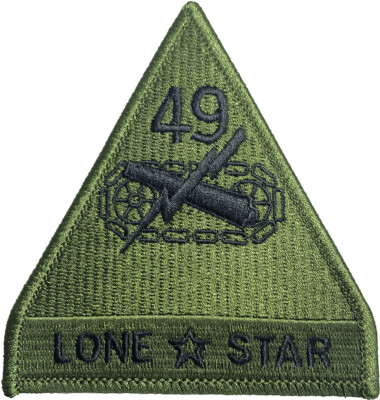 49th Armored Division Texas US Army National Guard Lone Star Sew Iron ...