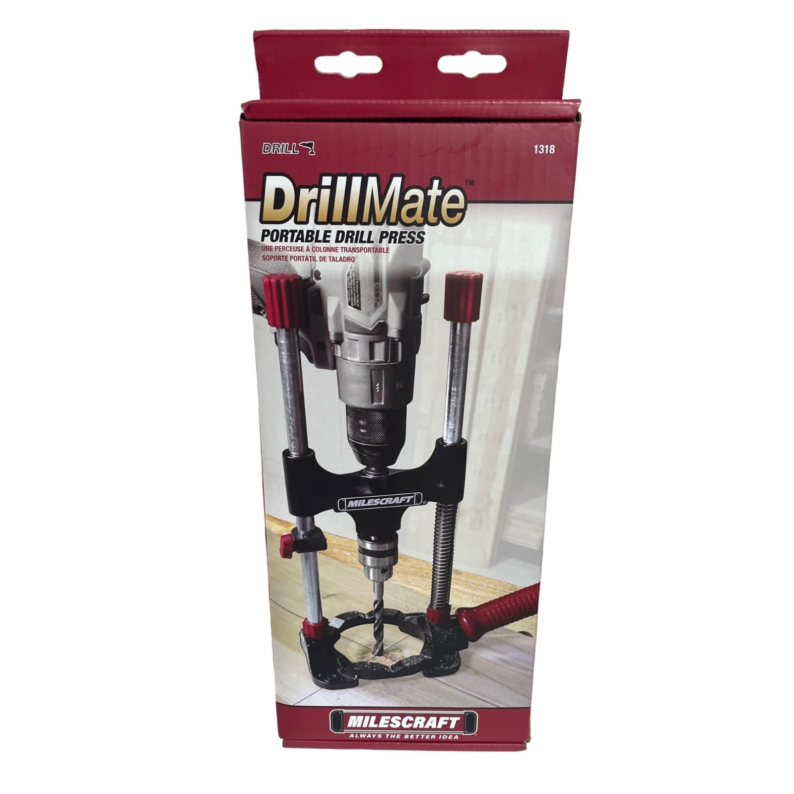 Milescraft 1318 DrillMate Portable Drillling Guide – Angled or Straight ...