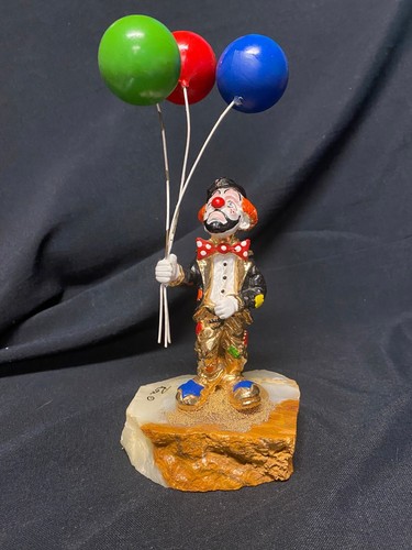 Rare Date Omitted Ron Lee Sad Clown Sculpture "Hobo Joe with Balloons ...