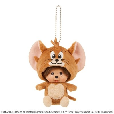 Monchhichi × Tom and Jerry SS Face Big Head Keychain – Jerry Costume ...