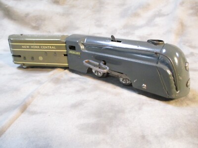Marx 635 Mercury Loco and Tender Gray for Streamliner Prewar O gauge ...