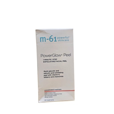 M-61 Power Glow Peel 1 Minute 1 Step Exfoliating Facial Peel 60 ...