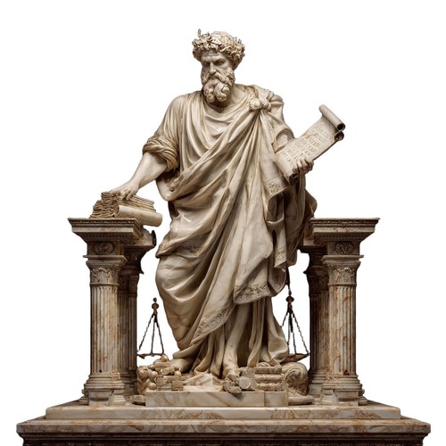 Financial Advisor Statue Vinyl Car Decal Sticker – Waterproof & UV ...