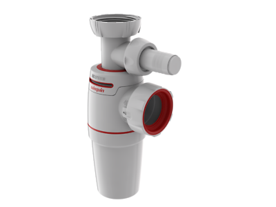 Wirquin Neo Air 1.1/2" 40mm Washing Machine Sink Trap - Air Admittance ...