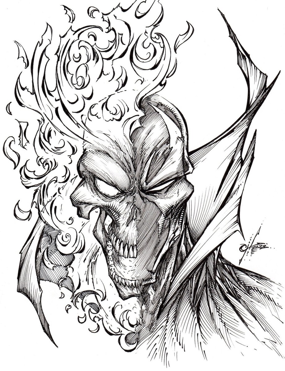 Ghost Rider Coloring Pages