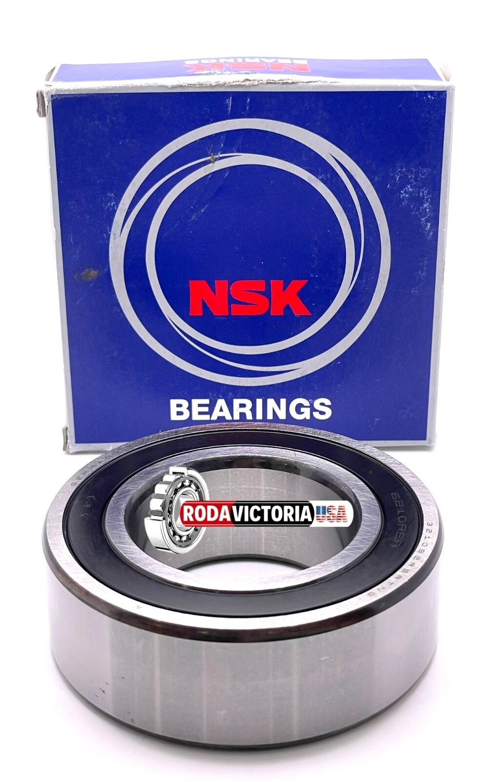 NSK GERMANY 3210B-2RSR TNG Double Row Angular Contact Bearing 50x90x30 ...