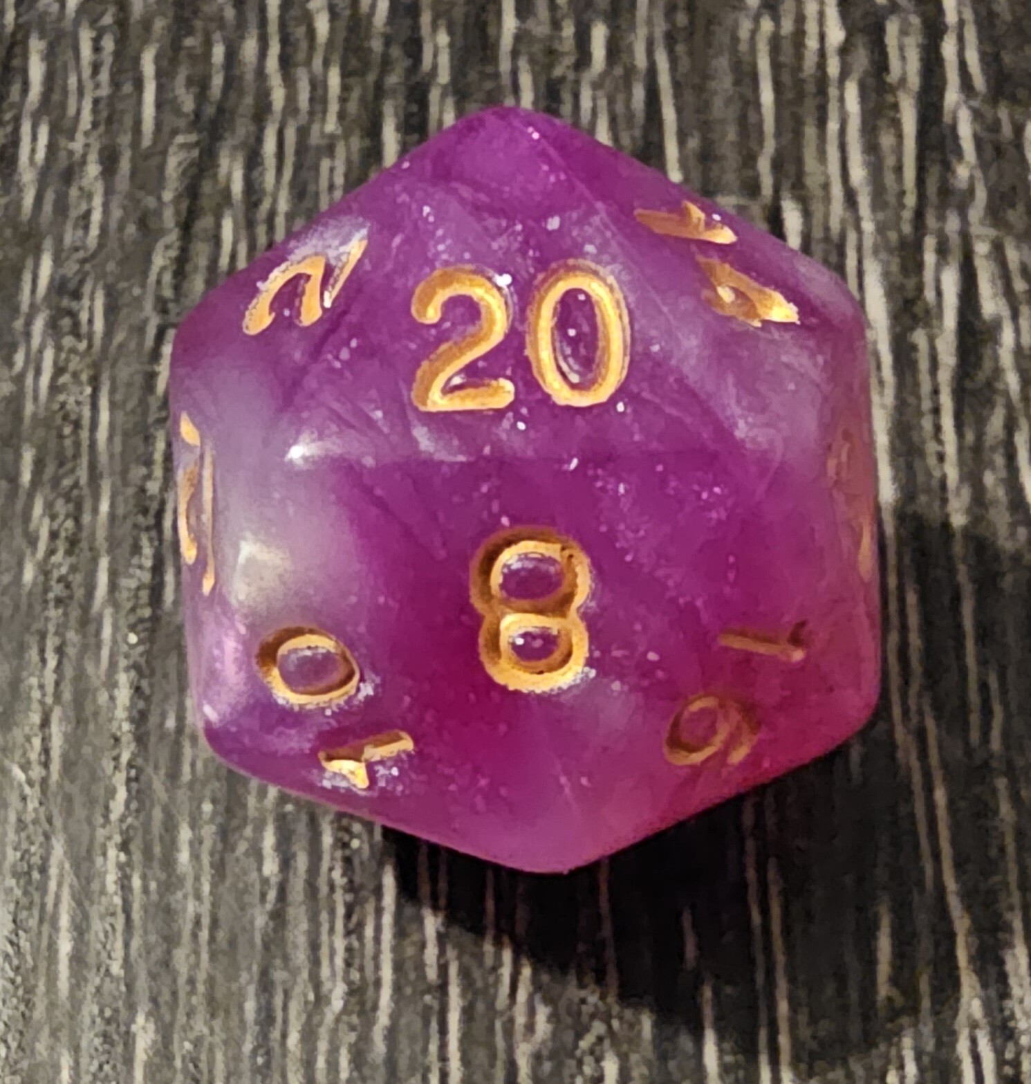 D20 Candy Pink Pearl Dice 20 Sided Die DnD D&D Tabletop RPG | eBay