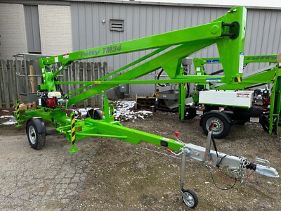 New Nifty Lift TM34MG 40' Towable Boom Lift Man Honda Gas Engine In ...