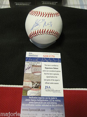 STEVEN MATZ NEW YORK METS SIGNED AUTOGRAPHED MAJOR LEAGUE BASEBALL W ...