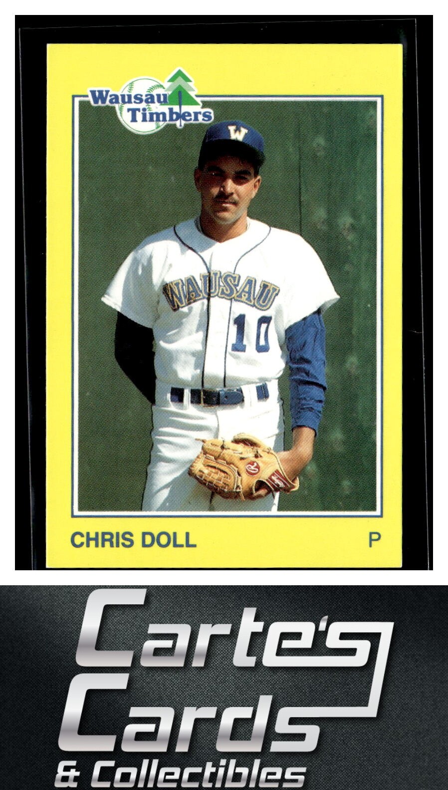 Chris Doll 1988 Grand Slam Wausau Timbers #4 Seattle Mariners | eBay