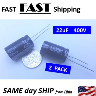 400V 22uF capacitor - 22 micro farad | eBay