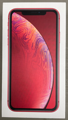 Apple iPhone XR Red 256GB EMPTY BOX ONLY | eBay