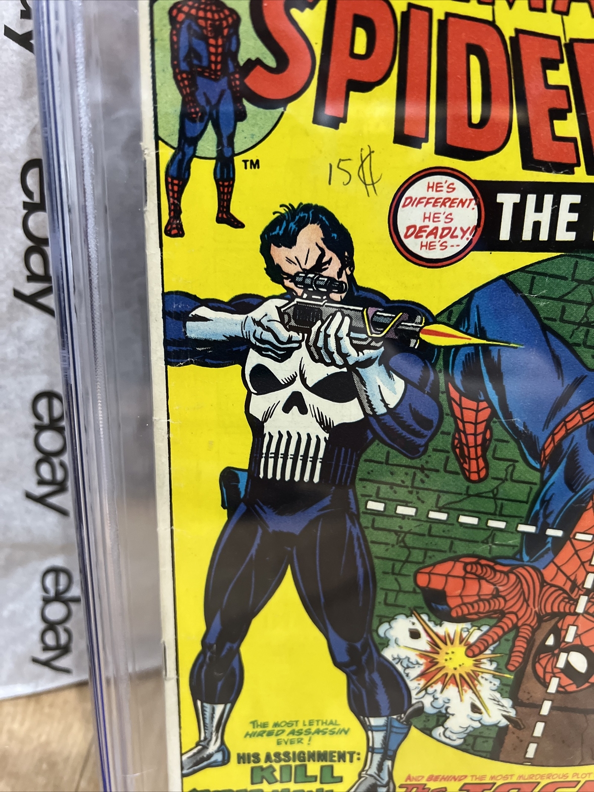 Amazing Spider-man 129 Cgc 5.0 Mark Jeweler 1st App Punisher Comics MCU ...