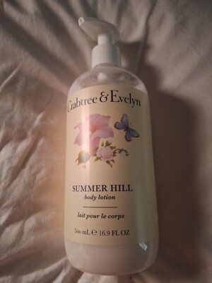 Crabtree & Evelyn Summer Hill Body Lotion 16.9 fl.oz Pump Bottle New ...