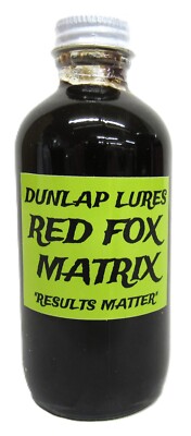 Red Fox Matrix - Dunlap Lures Trapping Supplies 4 Ounce Bottle | eBay