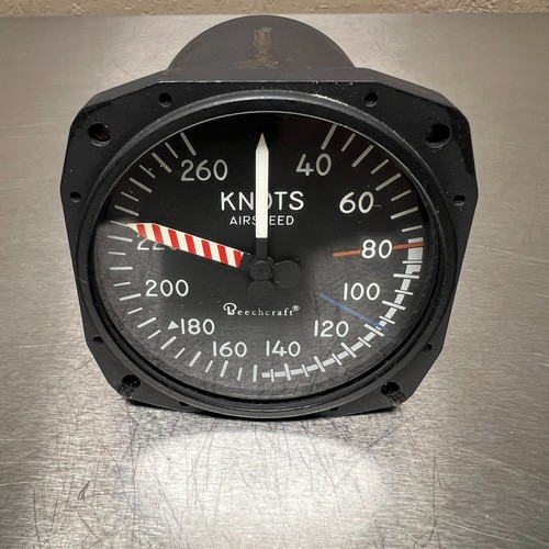 Beech King Air Airspeed Indicator (Aerosonic 90-380028-7, 20126-01354 ...