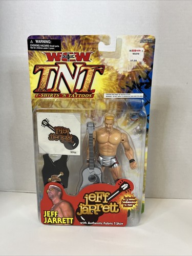 Jeff Jarrett WCW TNT T-Shirts 'n Tattoos action figure ToyBiz 2000 WWF ...
