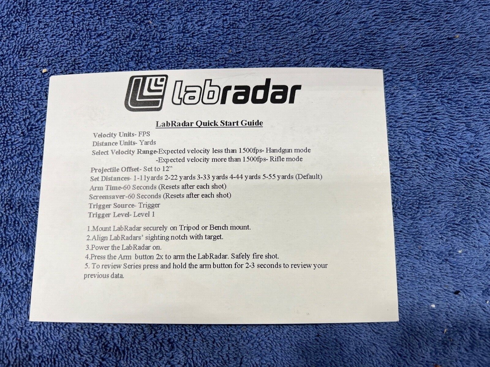 Labradar+Ballistic+Velocity+Doppler+Radar+Chronograph for sale online ...