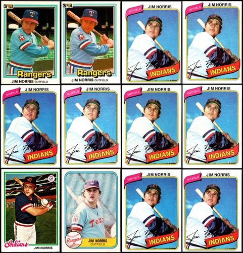 Jim Norris (18) Card Lot - Running Low – Final Chance to Order Today ...