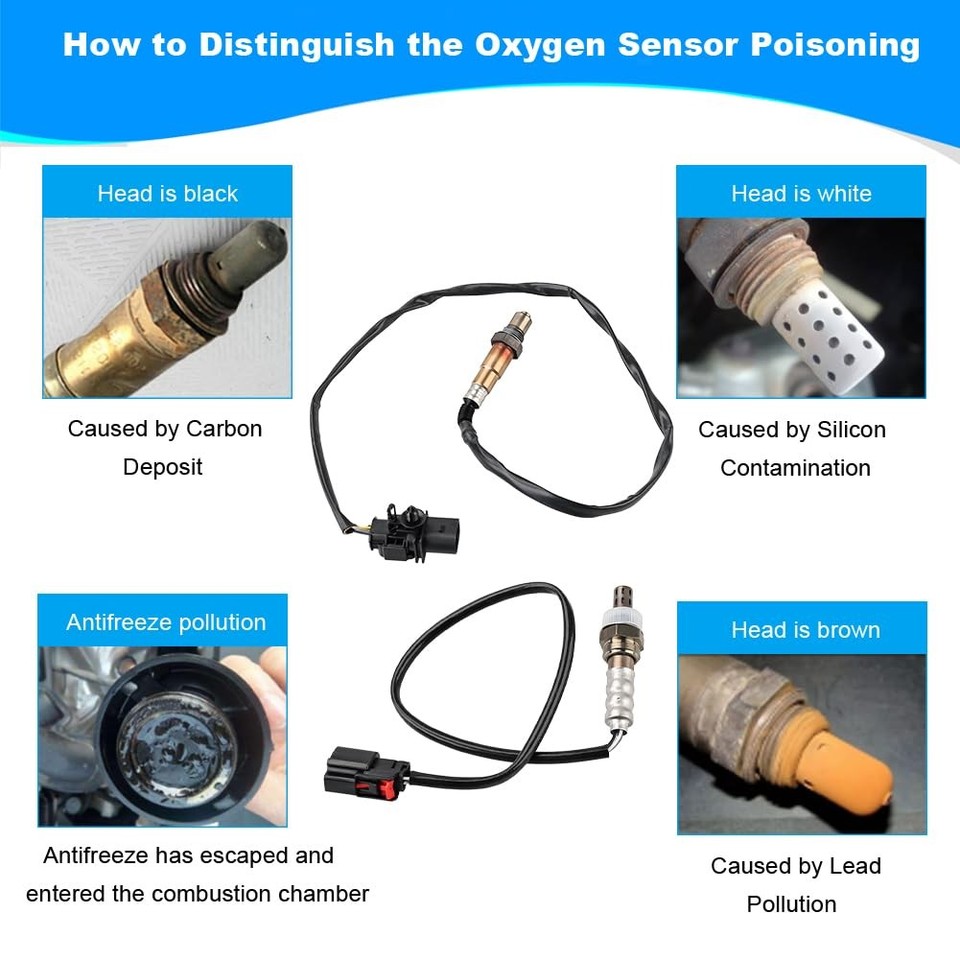 4x O2 Oxygen Sensor Up+Downstream For 2013-2019 Ford Explorer 3.5L ...