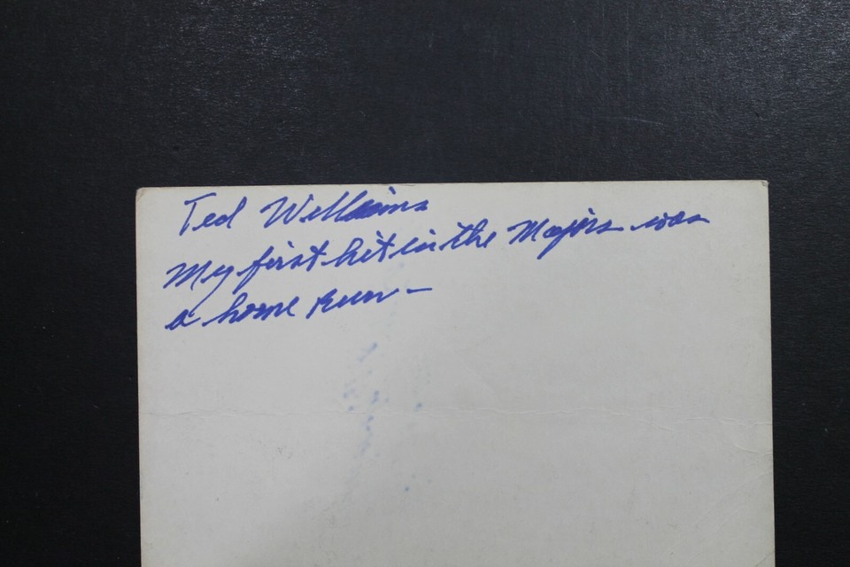 Matt Batts (d.2013) Boston Red Sox Signed Autographed 4x6 Postcard ...