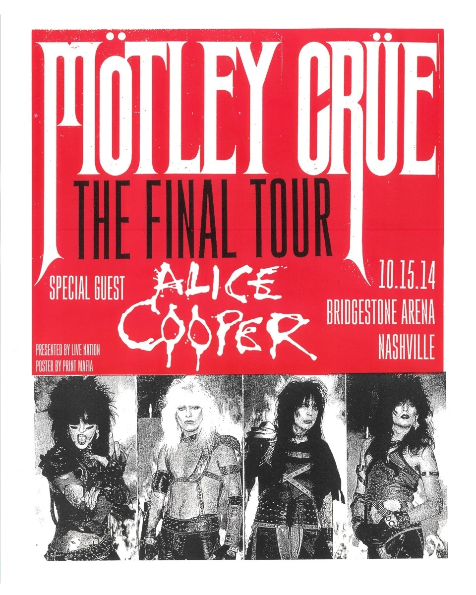 Motley Crue Final Tour Poster